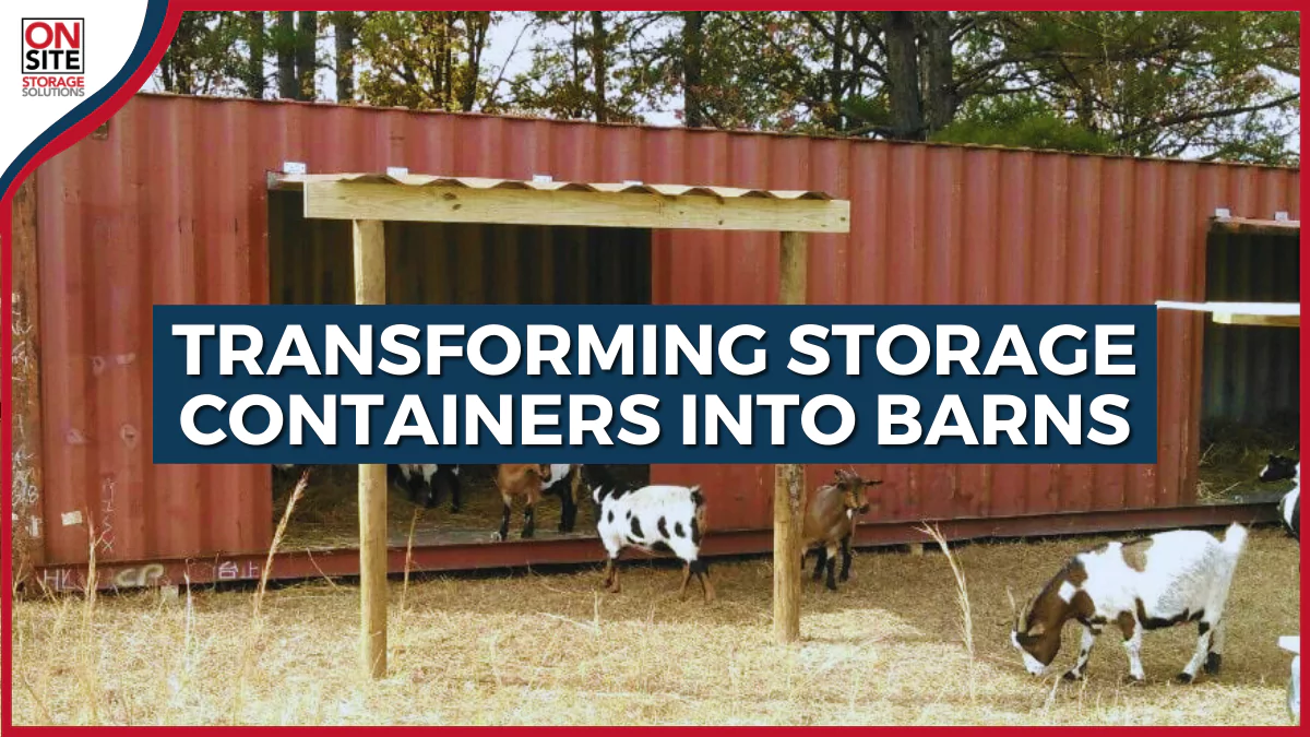 Storage Container Barn | Strong, Secure & Built to Last