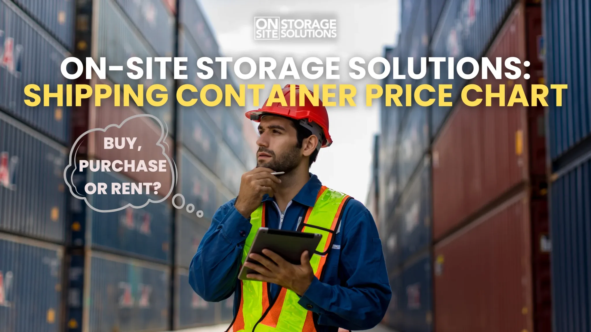 On-Site Storage Solutions: Shipping Container Price Chart
