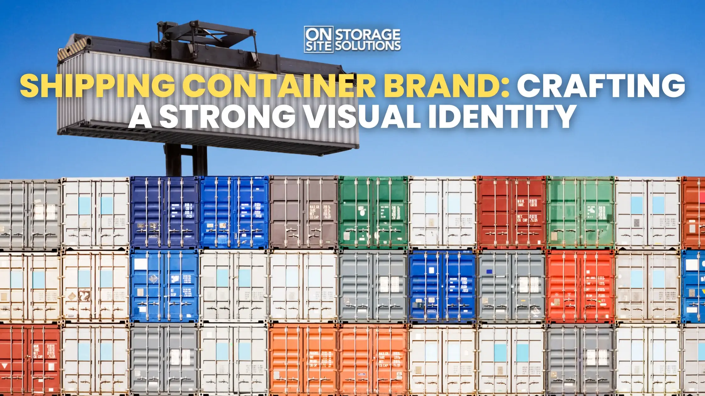 Visual Identity: Techniques for Shipping Container Branding