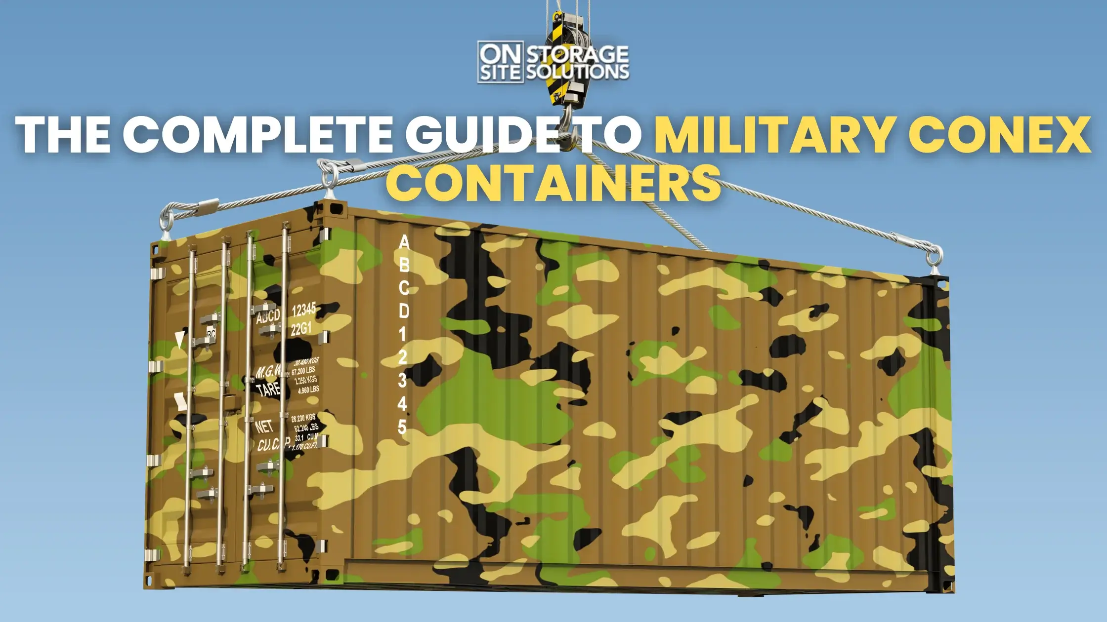 Military Conex Containers | The Complete Guide