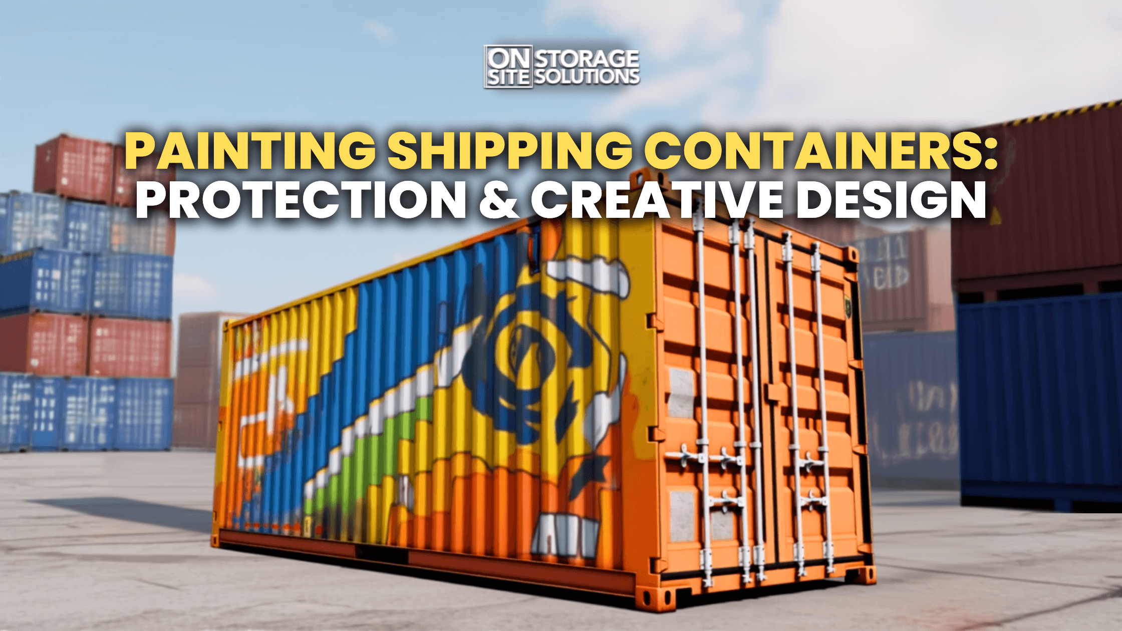 Painting Shipping Containers | Protection & Creative Design