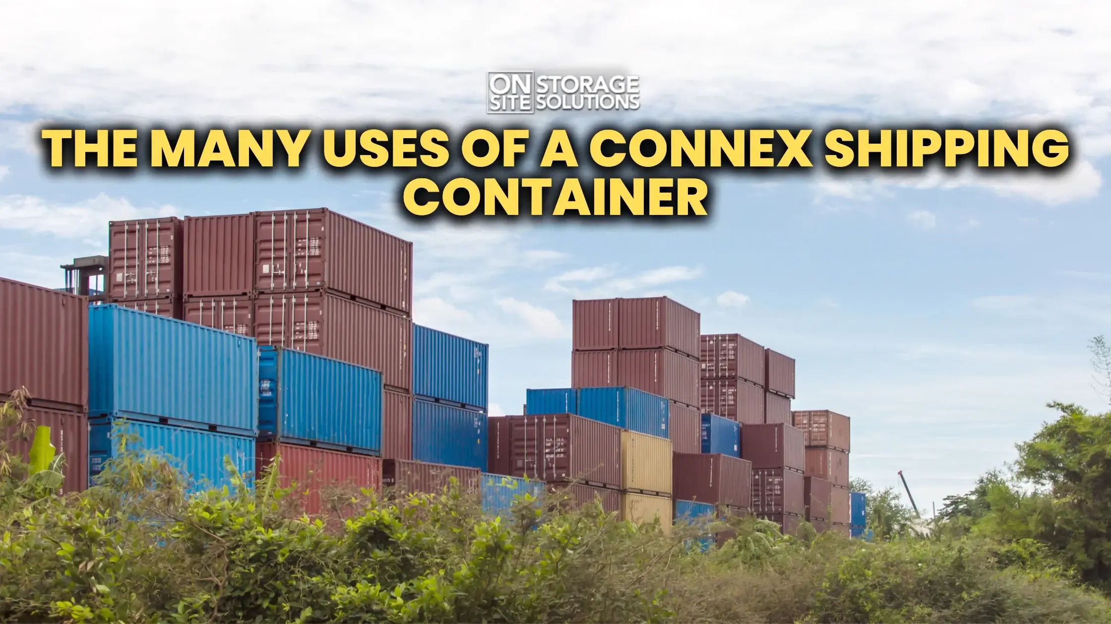 Versatile Connex Shipping Container Uses for Modern Needs