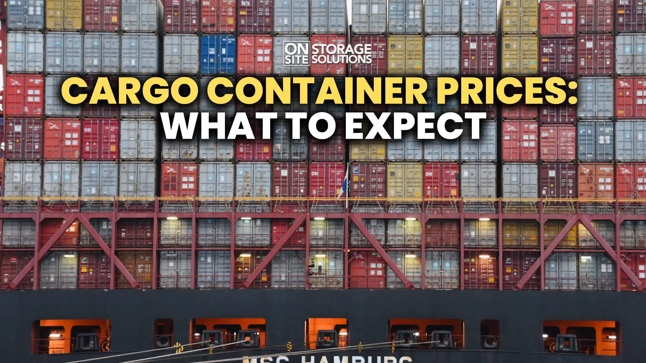 Cargo Container Prices | What to Expect