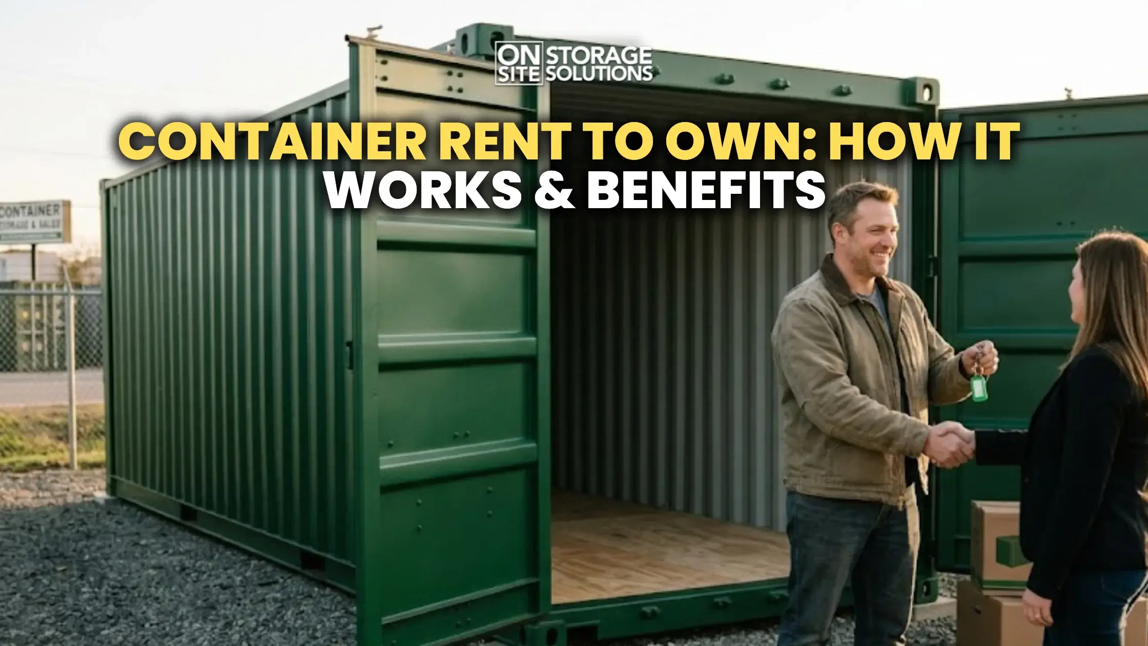 Container Rent to Own | How It Works & Benefits